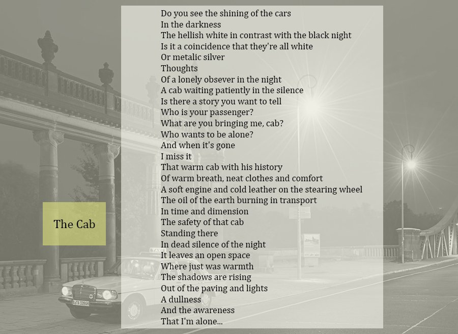 The Cab – Bed of Feathers